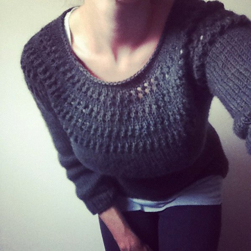 Ravelry: recipe of the month :: eyelet yoke sweater pattern by Courtney ...