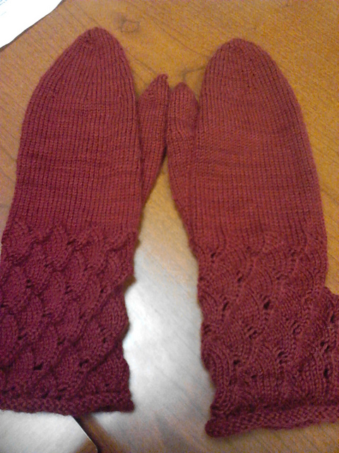 Ravelry: Rule 16: Ladies' Fancy Silk Mittens pattern by Nonotuck Silk Co.