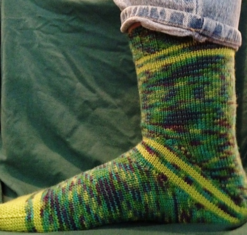 Ravelry: 64 Stitch My Basic Sock is a Hybrid pattern by Diane Haworth