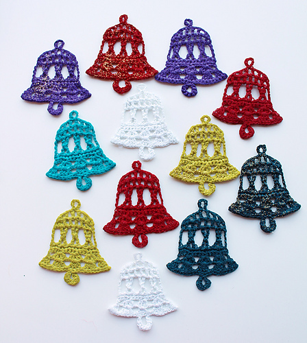 Ravelry: Bell applique pattern by Tuula Maaria