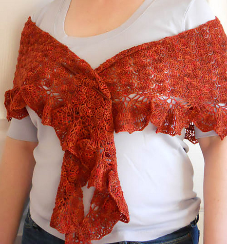 Ravelry: Sunset Lace Shawl pattern by Sweet Crocheterie
