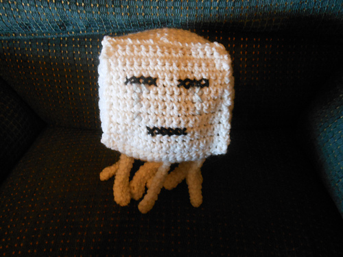 Ravelry: Minecraft Ghast pattern by Rachel Hulett