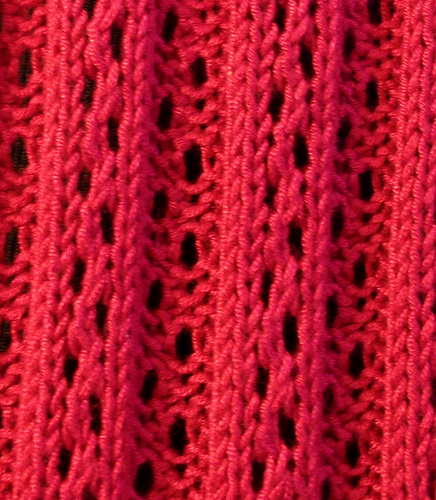 Ravelry: Reversible Lace Rib Scarf pattern by Pamela Young