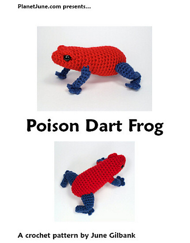 Ravelry: Poison Dart Frog pattern by June Gilbank