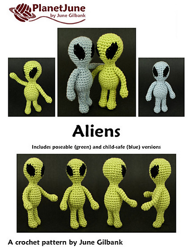 Ravelry: Aliens pattern by June Gilbank