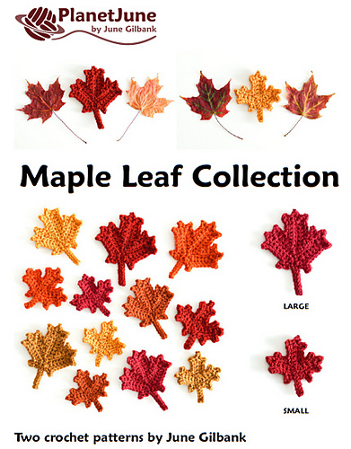 Ravelry: Maple Leaf Collection & Canadian Flag pattern by June Gilbank