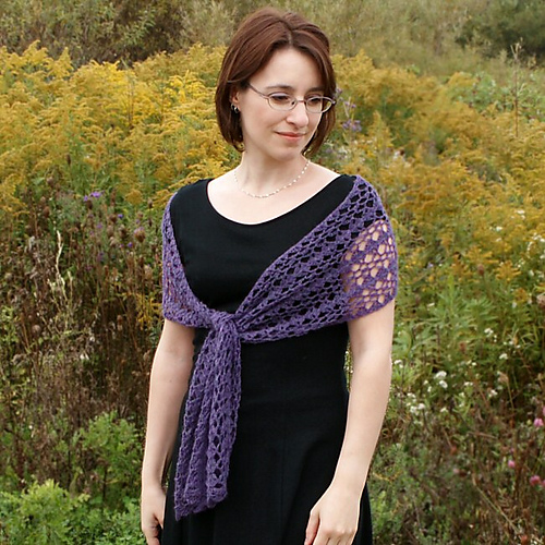 Ravelry: Gossamer Lace Wrap pattern by June Gilbank
