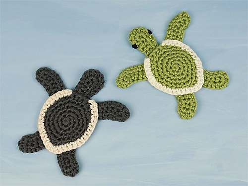 Ravelry: Baby Sea Turtle Applique pattern by June Gilbank