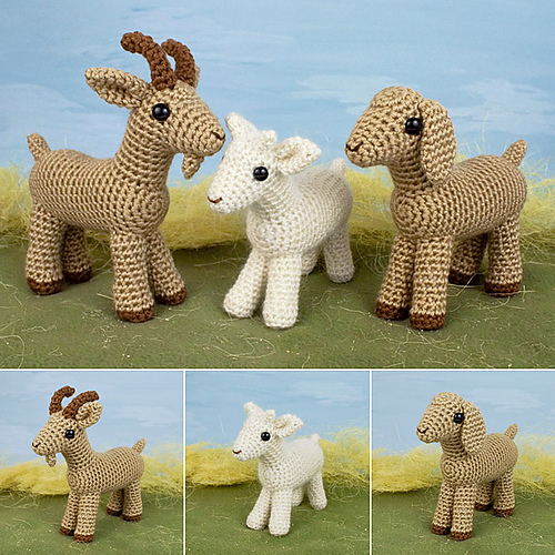 Ravelry: Farmyard Goats pattern by June Gilbank