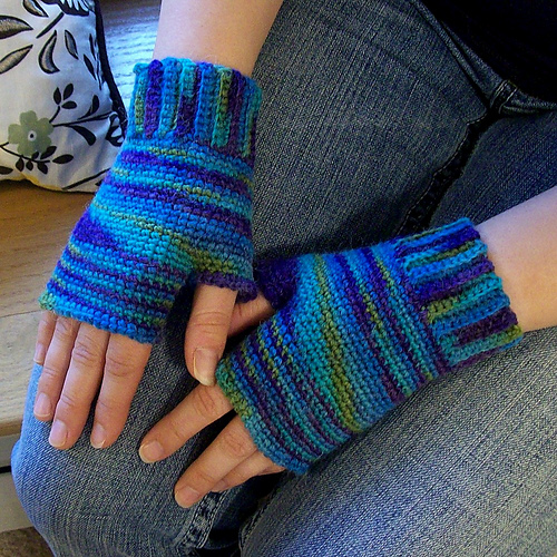 Ravelry: Imagination Fingerless Crochet Gloves pattern by Pam Daley