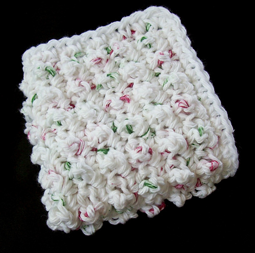 Ravelry: Easy Mock Popcorn Stitch Washcloth or Dishcloth pattern by Pam ...