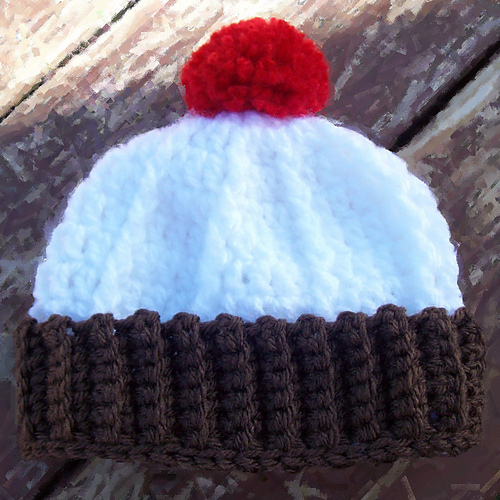Ravelry: Ice Cream Sundae Hat pattern by Pam Daley