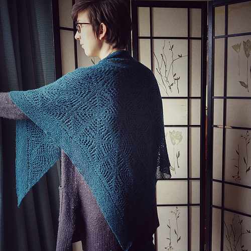 Ravelry: Aether Shawl pattern by Amy van de Laar