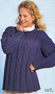 Ravelry: # 04 Pulli in Lila pattern by Diana Design Team