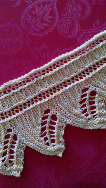 Ravelry: Leaf Point Edging pattern by Eva Marie Niles