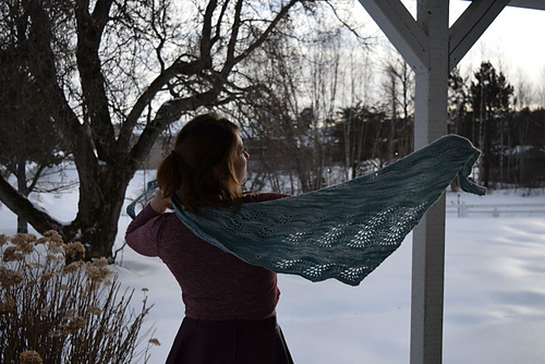Ravelry: With The Tide Crescent Shawl pattern by Anna Mathis