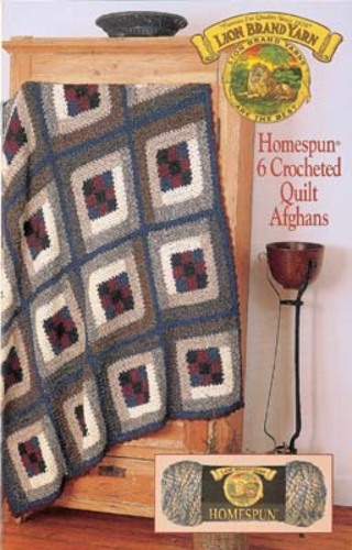 Ravelry: Lion Brand Yarn #121289, Homespun: 6 Crocheted Quilt Afghans ...
