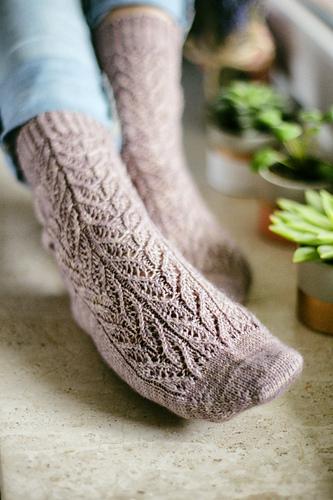 Ravelry: Botanica Socks pattern by Paula Wiśniewska