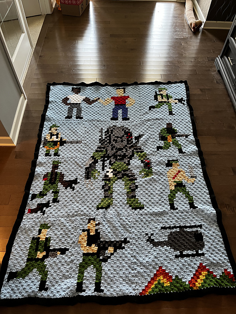 Ravelry: Predator Blanket pattern by Jake Sarnowski