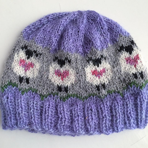 Ravelry: Sheep Love Hat pattern by Donna Kay
