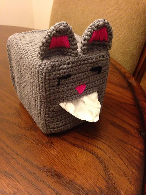 Ravelry: poshlynne's Cat Tissue Box Cover