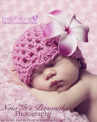 Ravelry: Open Weave Petal Hat 244 pattern by Posh Patterns