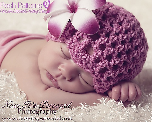 Ravelry: Open Weave Petal Hat 244 pattern by Posh Patterns