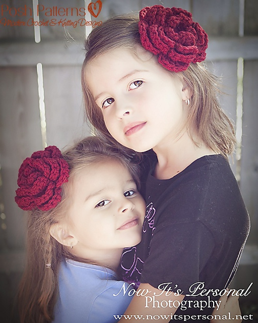 Ravelry: Large Layered Flower Blossom 212 pattern by Posh Patterns