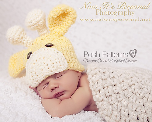 Ravelry: Baby Giraffe Beanie Hat 175 pattern by Posh Patterns