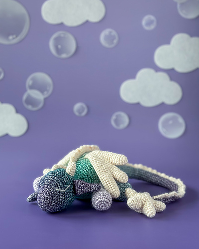 Ravelry: Dreamy the Sleepy Dragon pattern by Jakub Pilarski