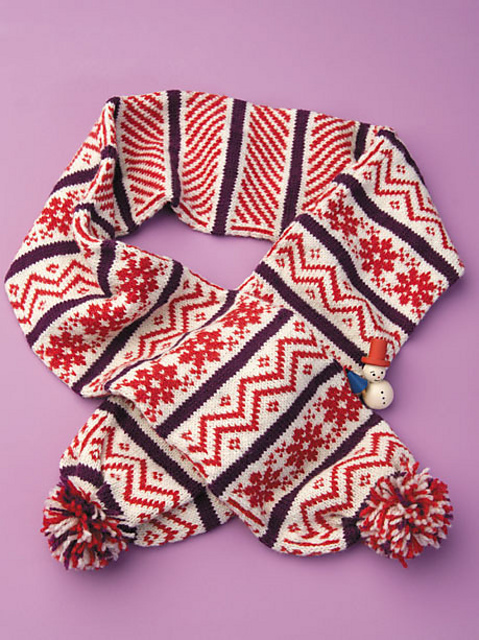 Ravelry: #57 Fair Isle Tube Scarf pattern by Cheryl Murray