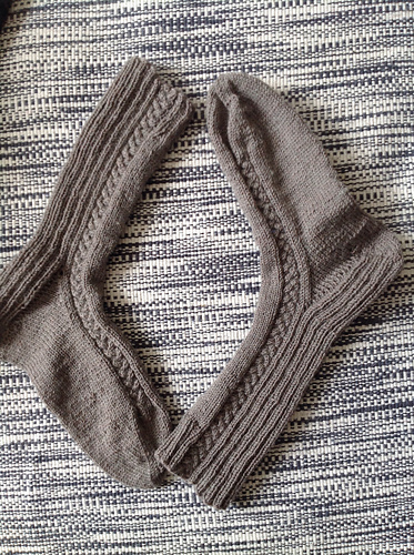 Ravelry: Olive Braided Cable Socks pattern by Ronny Lange