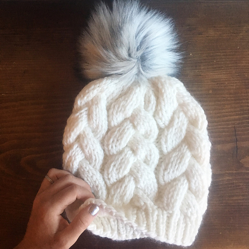 Ravelry: Braided Cable Beanie pattern by Prem Knits