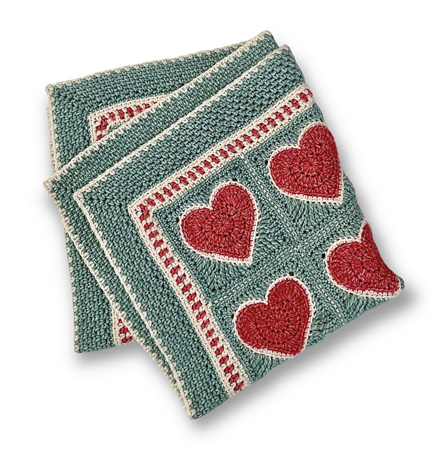 Ravelry: Heart Square pattern by P.S. I crochet