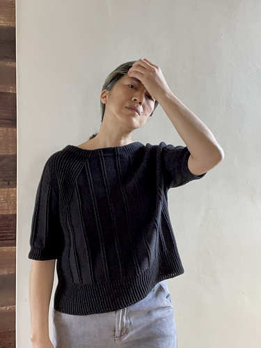 Ravelry: Ridge Sweater pattern by Hiromi Nagasawa