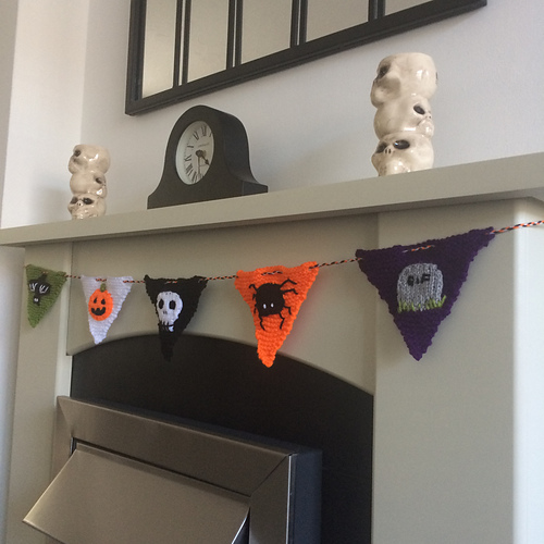 Ravelry: Halloween Bunting Decoration pattern by Emma Whittle