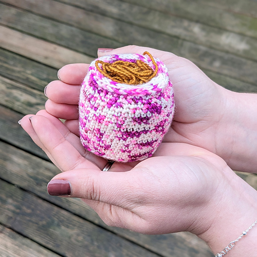 Ravelry: Mini Yarn Cozy (Crochet) pattern by Knitty Natty