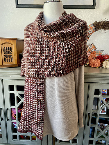 Ravelry: Classic Tweed Wrap pattern by Ester Puente