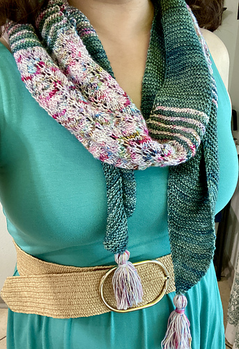 Ravelry: purlingpuente's Spring Lace Scarf Two Color