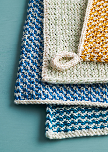 Ravelry: Flowerfield Hand Towel pattern by Purl Soho