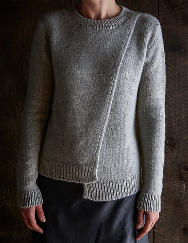 Ravelry: M.Patmos Crossover Crewneck pattern by Purl Soho