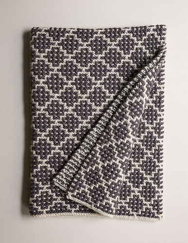 Ravelry: Mosaic Blanket pattern by Purl Soho