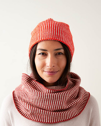 Ravelry: Corrugated Hat + Cowl pattern by Purl Soho