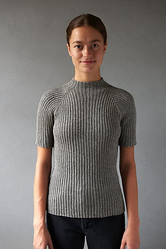 Ravelry: Ribbed Raglan Pullover pattern by Purl Soho