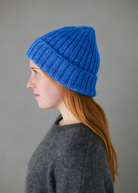 Ravelry: Lovely Ribbed Hat in Linen Quill Worsted pattern by Purl Soho