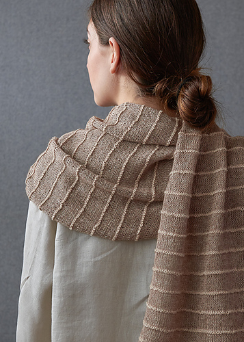 Ravelry: Raised Ridge Wrap pattern by Purl Soho