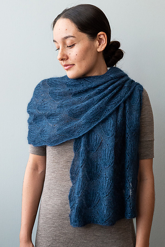 Ravelry: Seashell Lace Wrap pattern by Purl Soho