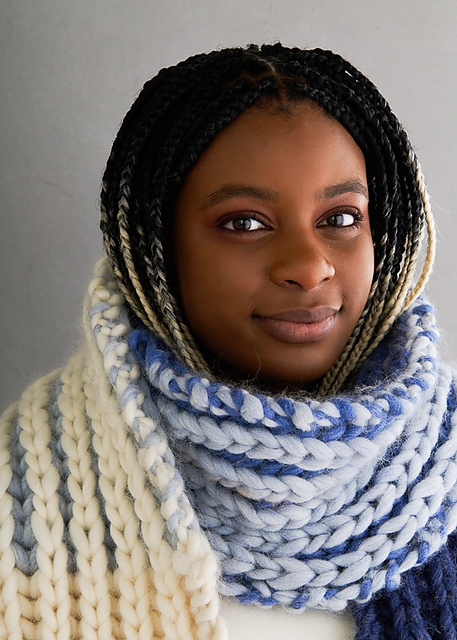 Ravelry: Brioche Gradient Scarf pattern by Purl Soho