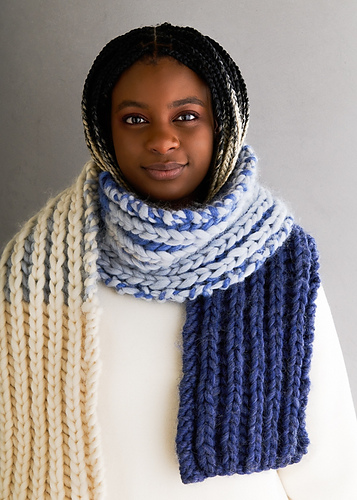 Ravelry: Brioche Gradient Scarf pattern by Purl Soho