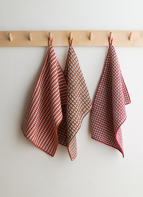 Ravelry: Slip Stitch Dishtowels In Blackbird Linen pattern by Purl Soho